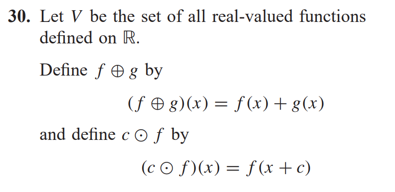 Solved 0. Let V be the set of all real-valued functions | Chegg.com