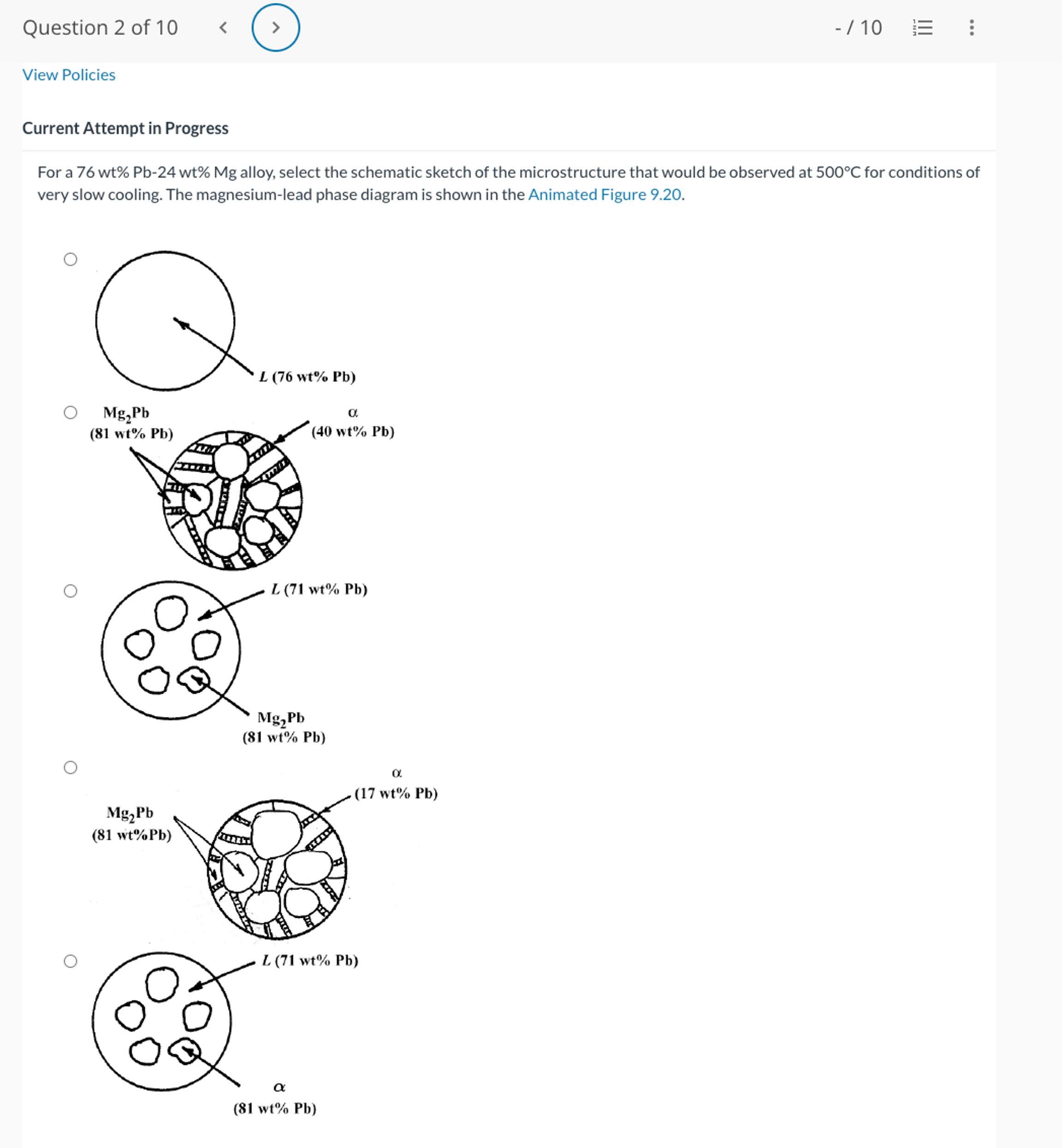 Solved View PoliciesCurrent Attempt in ProgressFor a 76 ﻿wt% | Chegg.com