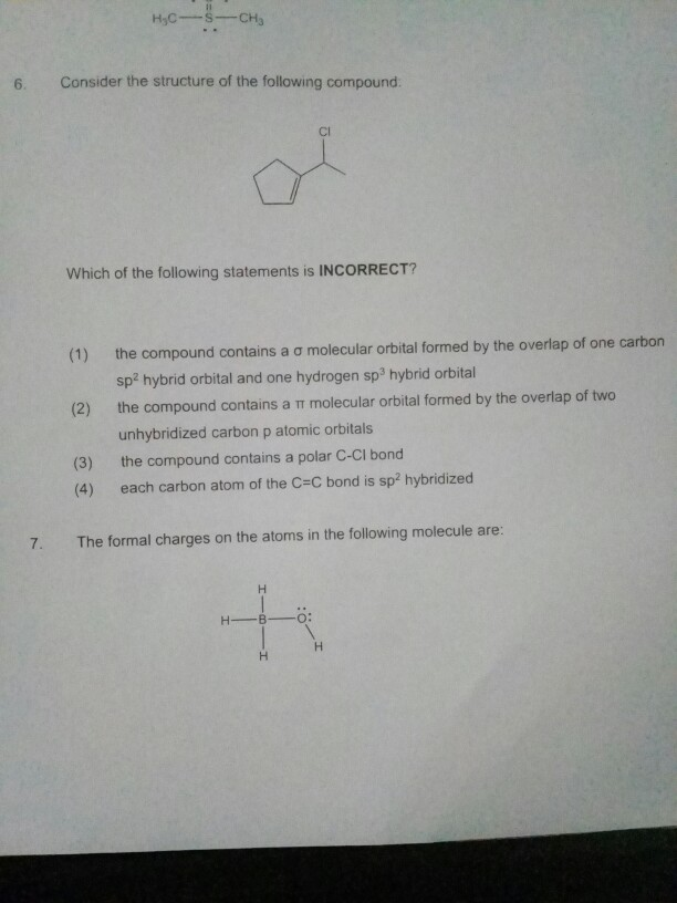 Solved HC- -CH₂ 6 Consider the structure of the following | Chegg.com
