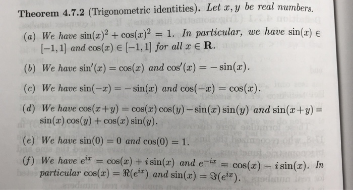 Solved Exercise 3 (Sine and cosine functions). (1) Use power | Chegg.com