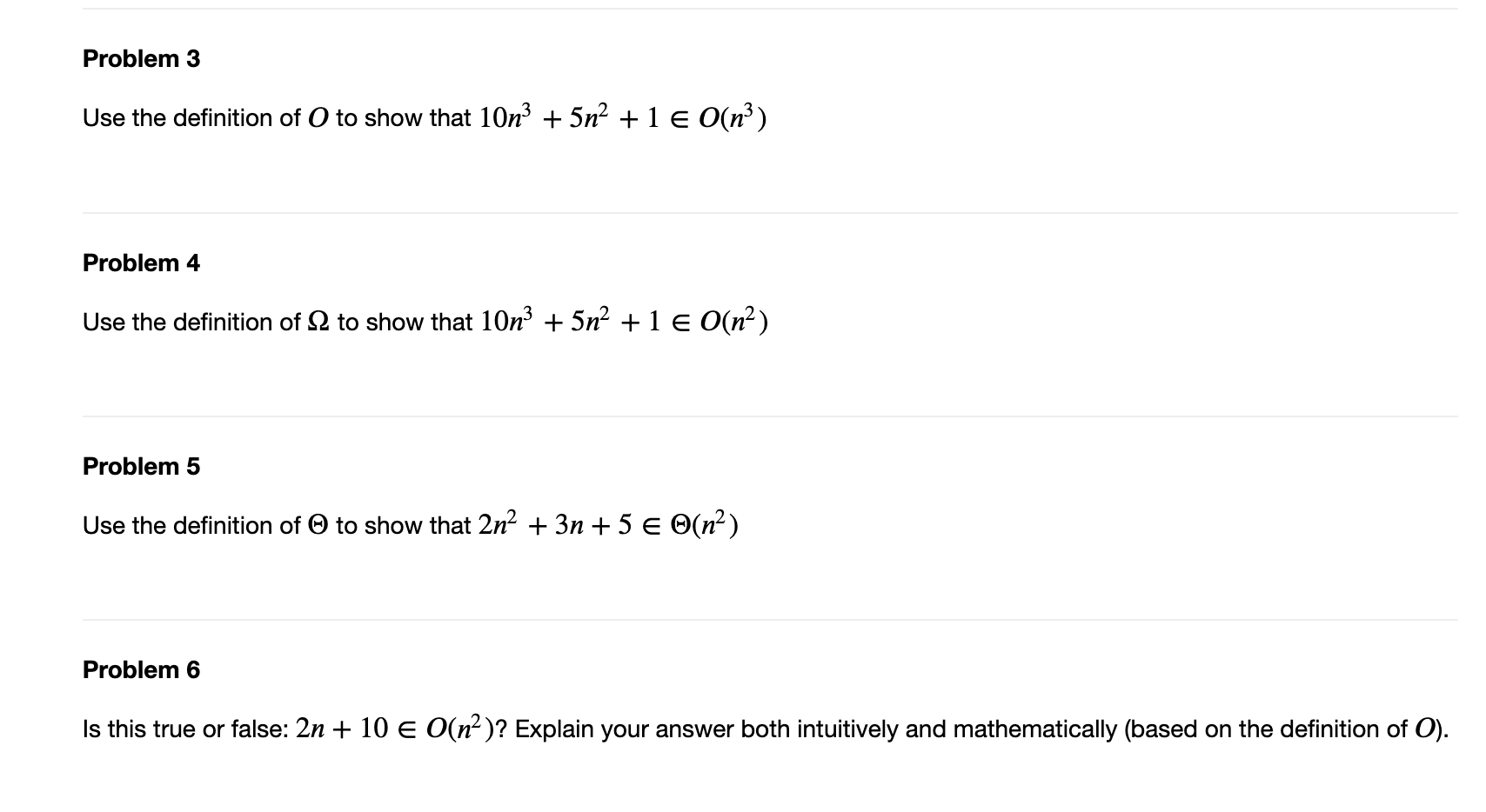 Solved Problem 2 Determine the lower bound complexity and | Chegg.com