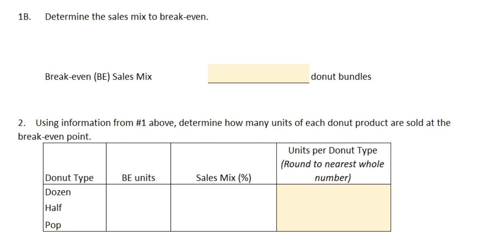 Solved Sales mix, three products exercise Candy offers three | Chegg.com