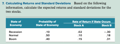 Solved Calculating Returns and Standard Deviations Based on | Chegg.com