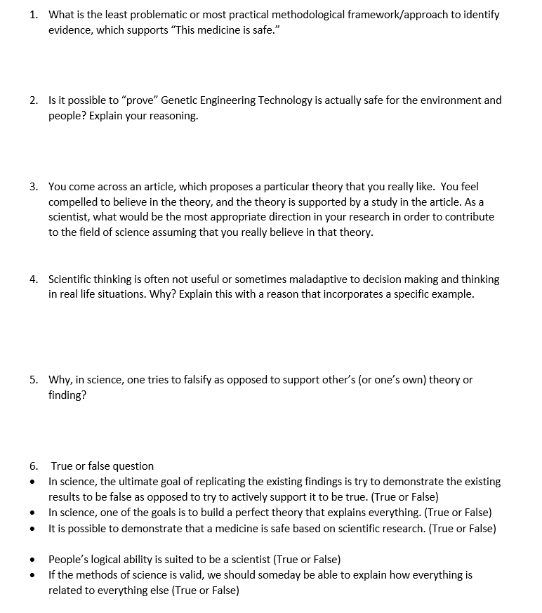 Solved 1. What is the least problematic or most practical | Chegg.com