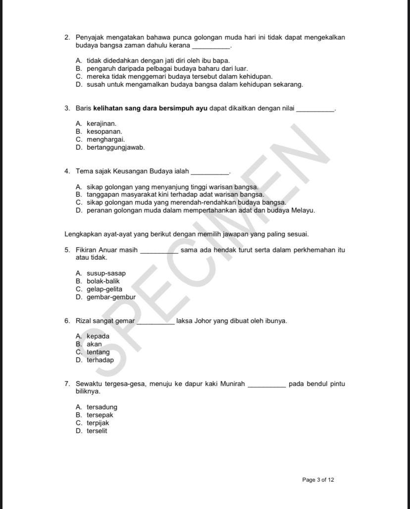 2. Penyajak mengatakan bahawa punca golongan muda | Chegg.com