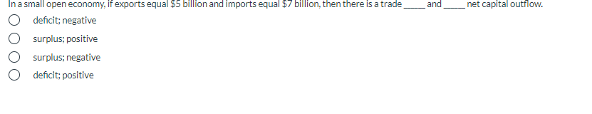 Solved and net capital outflow. In a small open economy, if | Chegg.com