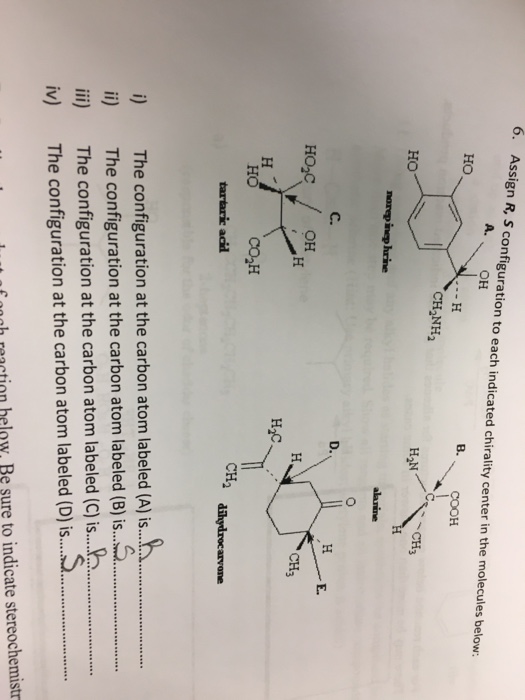 Solved Assign R, S configuration to each indicated chirality | Chegg.com Solved Assign R, S configuration to each indicated chirality | Chegg.com