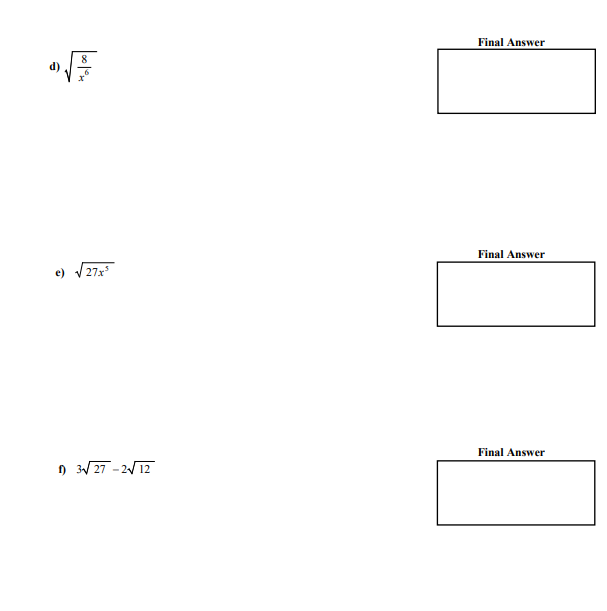 Solved TOPIC 3: Exponents - Radicals, Rational Exponents \& | Chegg.com