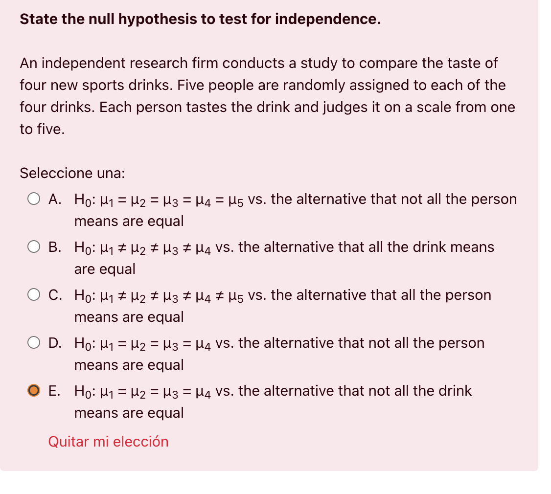 Solved State the null hypothesis to test for independence. | Chegg.com