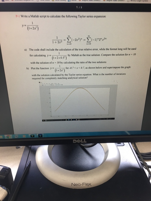 Solved Write A Matlab Script To Calculate The Following 