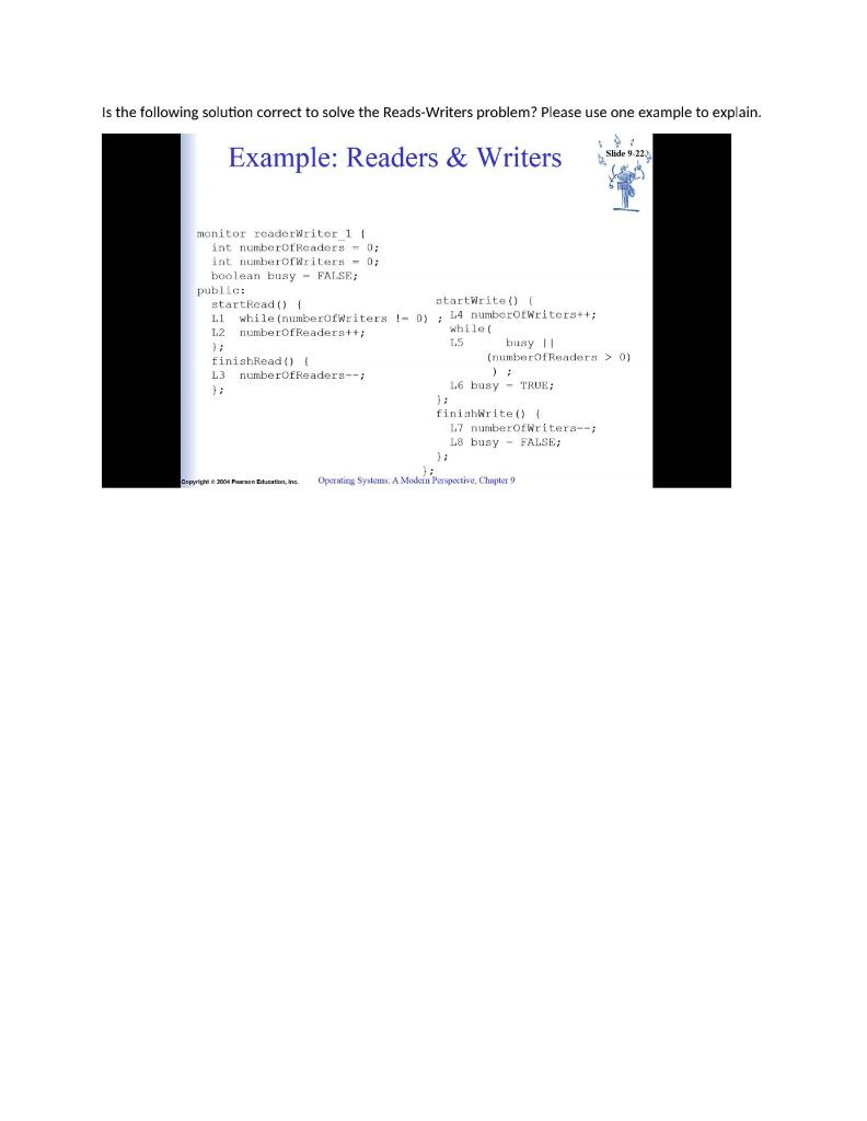 Solved Is the following solution correct to solve the | Chegg.com