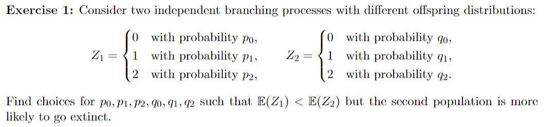 Z1=⎩⎨⎧012 with probability p0, with probability p1, | Chegg.com