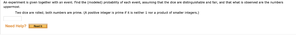 Solved An experiment is given together with an event. Find | Chegg.com