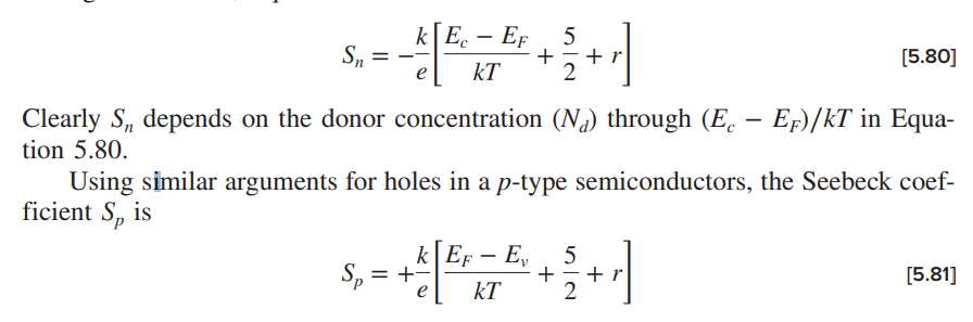Solved Sn=−ek[kTEc−EF+25+r] Clearly Sn depends on the donor | Chegg.com