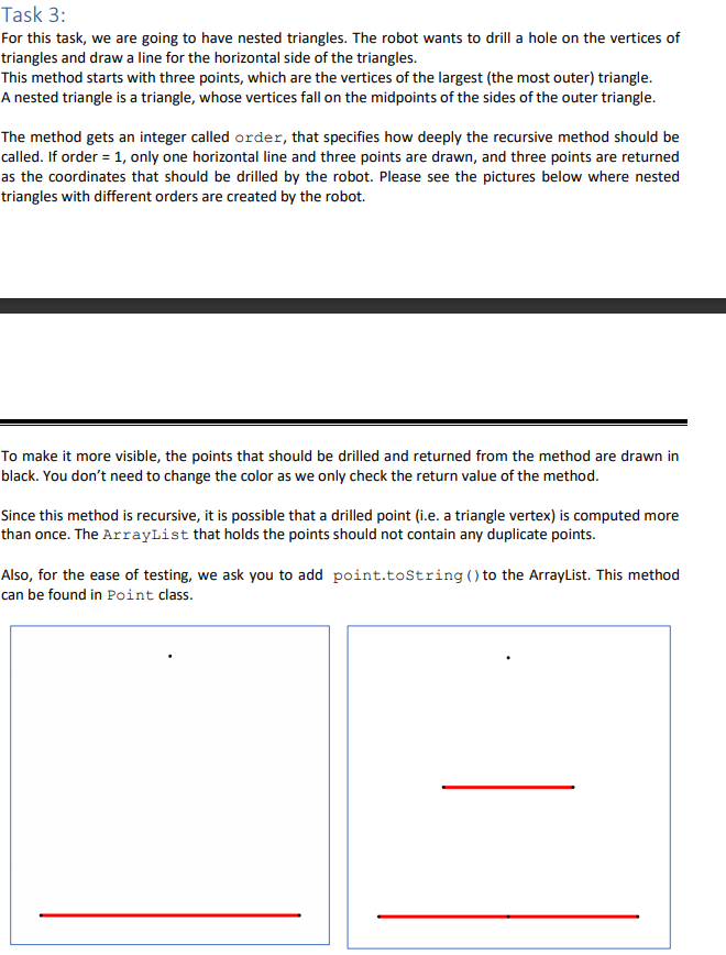 Task 3: For this task, we are going to have nested | Chegg.com