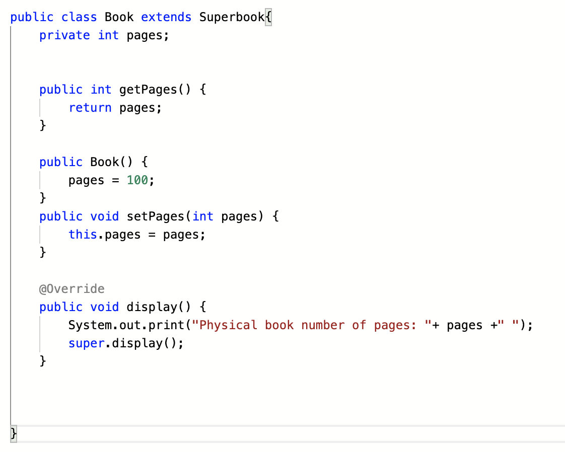 Solved Given the Java class Item and it's subclasses, | Chegg.com