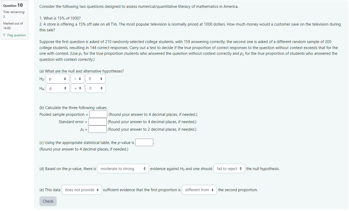 Solved Consider the following two questions designed to | Chegg.com