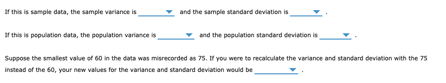 Solved Consider a data set containing the following | Chegg.com