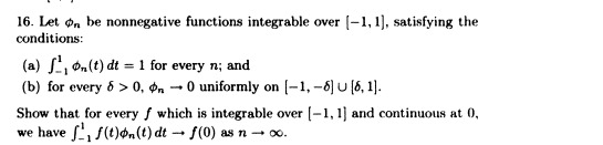 Solved 16. Let on be nonnegative functions integrable over | Chegg.com