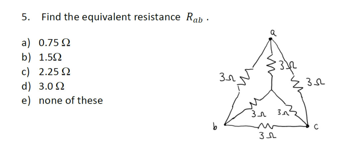 Solved Find the equivalent resistance | Chegg.com