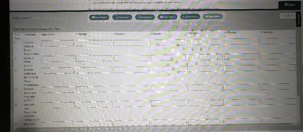 I xer cise3 Experimert 3 1] Tiediationd DEDatariale 4 | Chegg.com