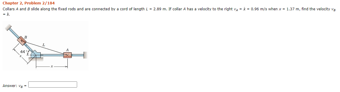 Solved Chapter 2, Problem 2/124 Instruments located at O are | Chegg.com