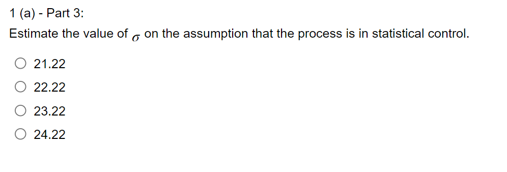 Solved 1) a.) Control charts for Xˉ and R are maintained on | Chegg.com