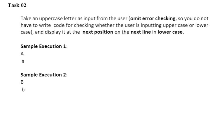 Solved Task 04 Write a program to read one of the hex | Chegg.com