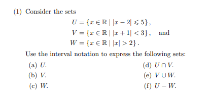 Solved (1) ﻿Consider the | Chegg.com