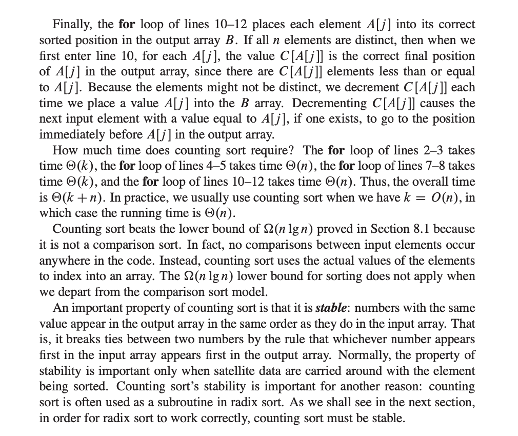 1 Counting Sort Radix Sort Bucket Sort 30 Points