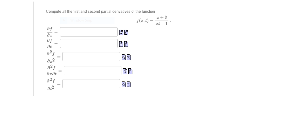 Solved Compute all the first and second partial derivatives | Chegg.com Solved Compute all the first and second partial derivatives | Chegg.com