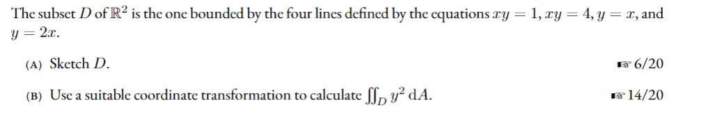 Solved The subset D ﻿of R2 ﻿is the one bounded by the four | Chegg.com