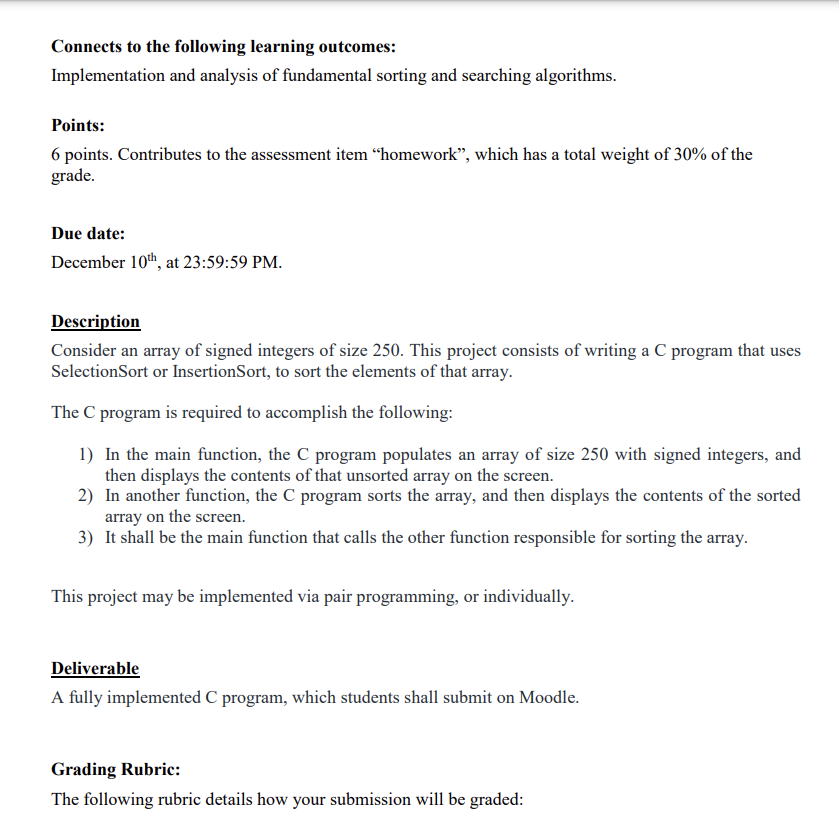 Solved Connects to the following learning | Chegg.com
