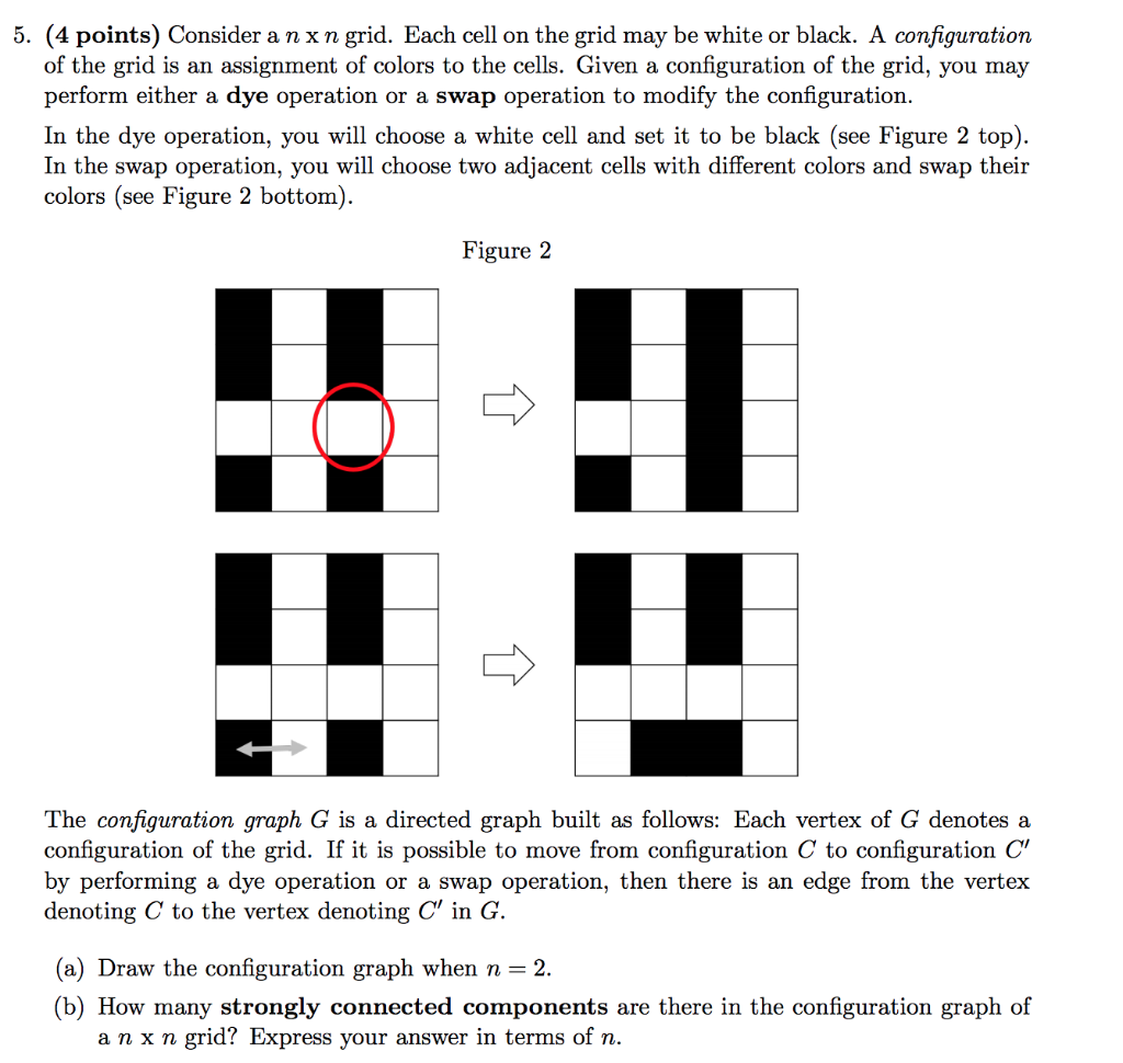 Consider A N X N Grid Each Cell On The Grid May Be