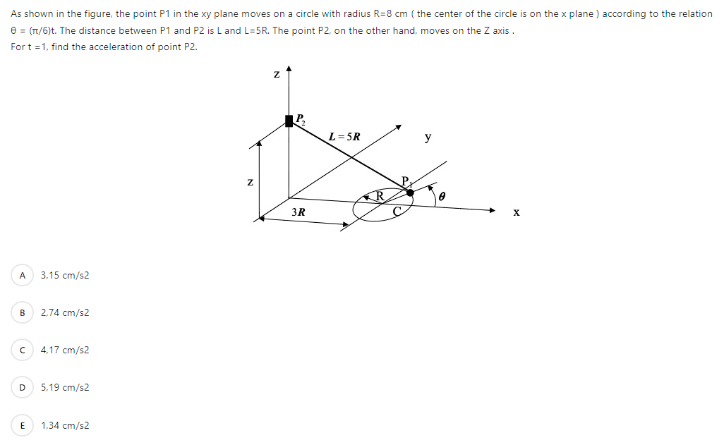 Solved As shown in the figure, the point P1 in the xy plane | Chegg.com