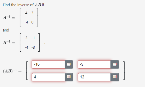 Solved how do inverse a matrix, how do inverse them back, | Chegg.com