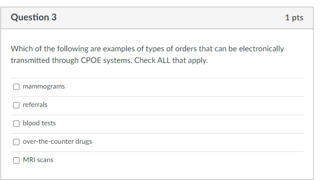 Solved Which of the following are examples of types of | Chegg.com