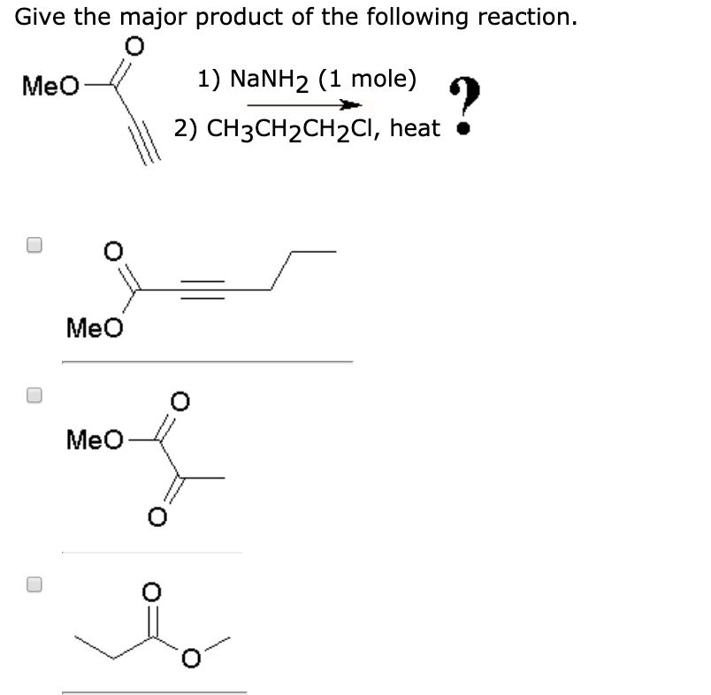 Solved Give the major substitution product of the following | Chegg.com