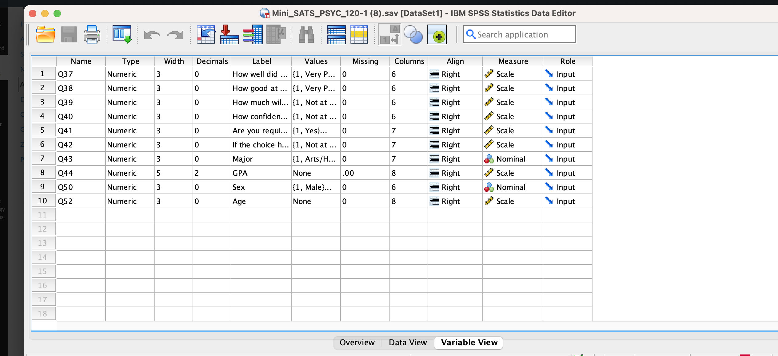 Solved The original items can be found on page 3 of SATS-36. | Chegg.com