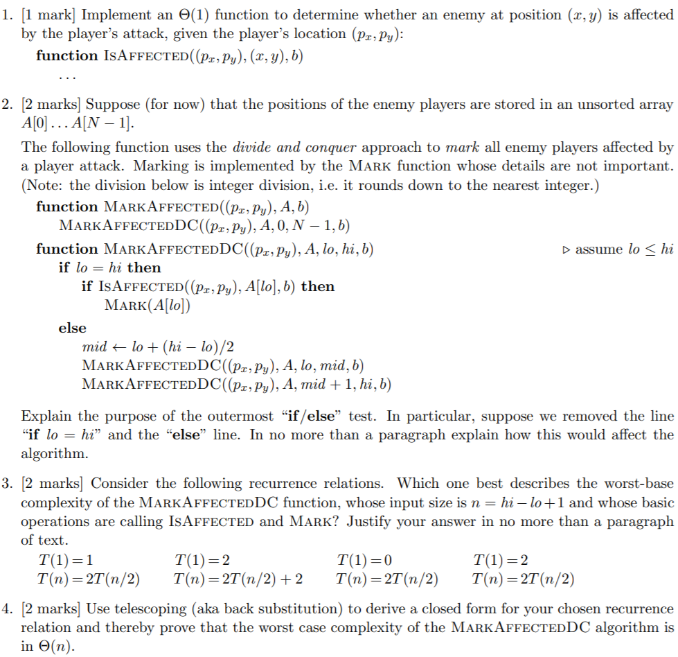 Problems Let's play a game. Or, more precisely, | Chegg.com