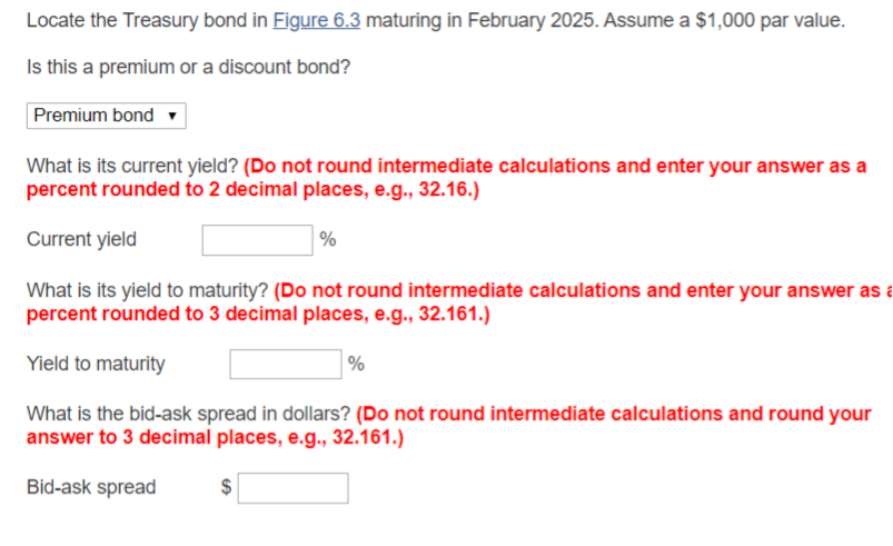 Solved U.S. Treasury Quotes Treasury note and bond data are | Chegg.com