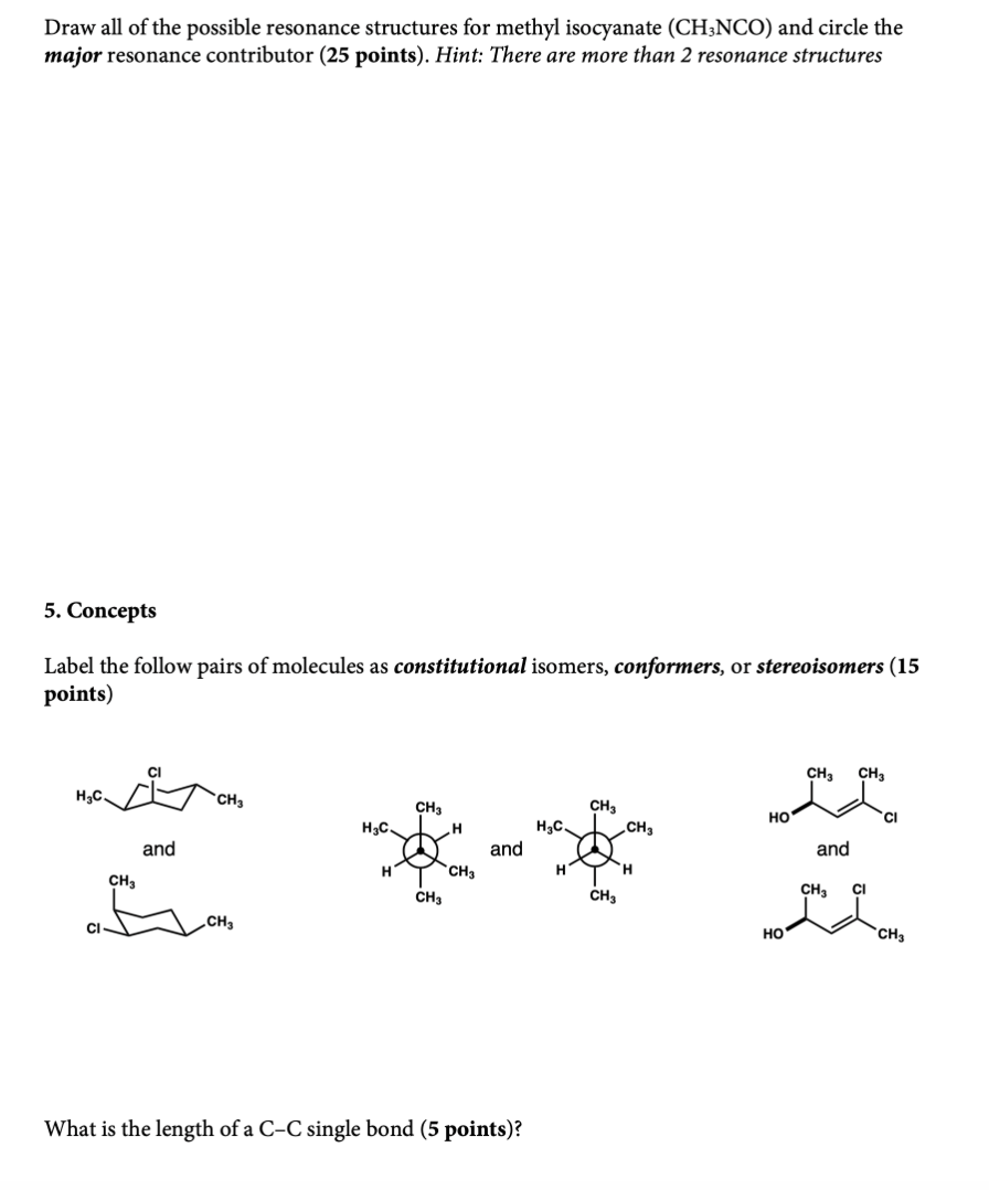 Solved Draw all of the possible resonance structures for | Chegg.com