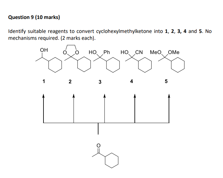 Solved Identify suitable reagents to convert | Chegg.com