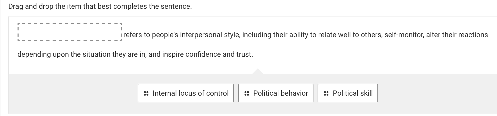 Solved What is expert power? Power that comes from the | Chegg.com