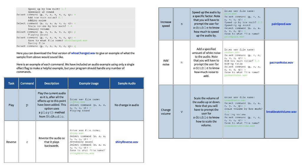 Solved processing tasks and effects to the file. Each task | Chegg.com