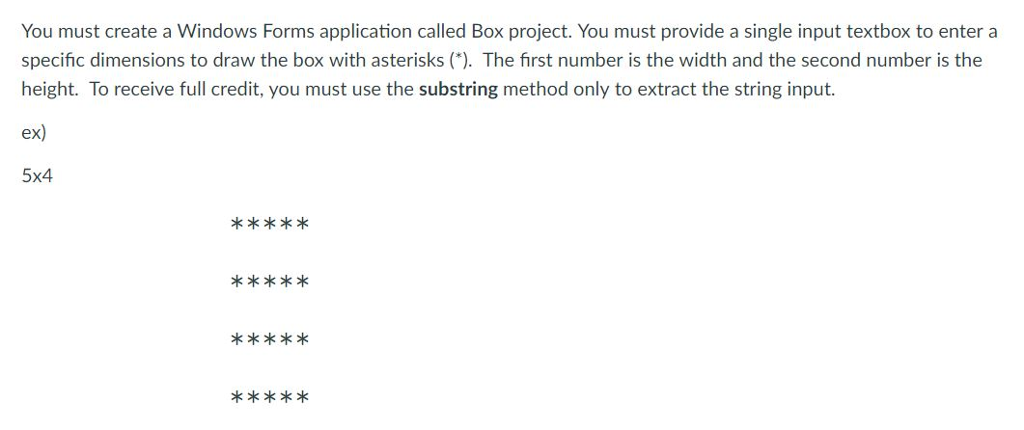 Solved I need help with this project for (Visual Basic) | Chegg.com