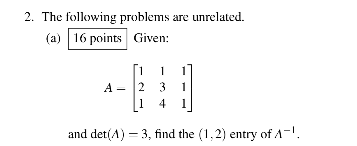 Solved The following problems are | Chegg.com