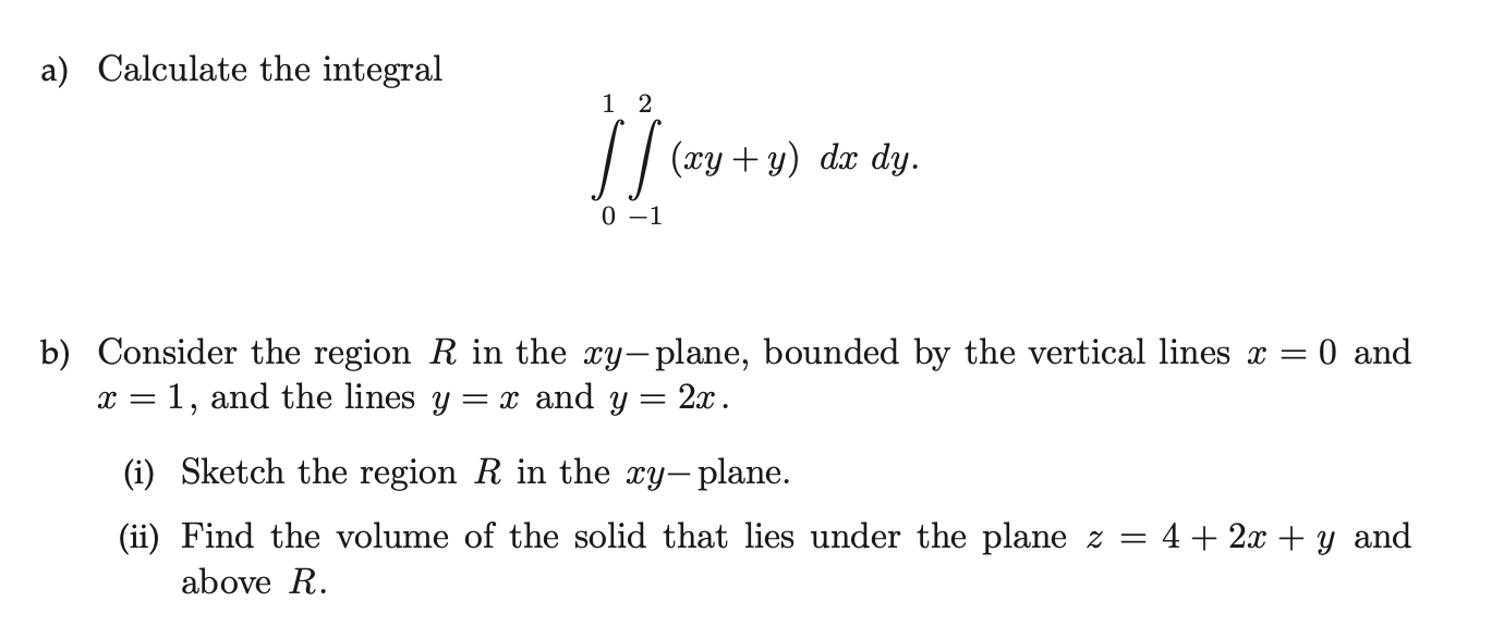 Solved a) Calculate the integral \\[ \\int_{0}^{1} | Chegg.com