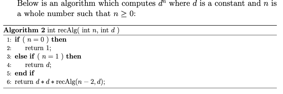 Solved Question 4 : Recursive Approach II .. 7 points | Chegg.com