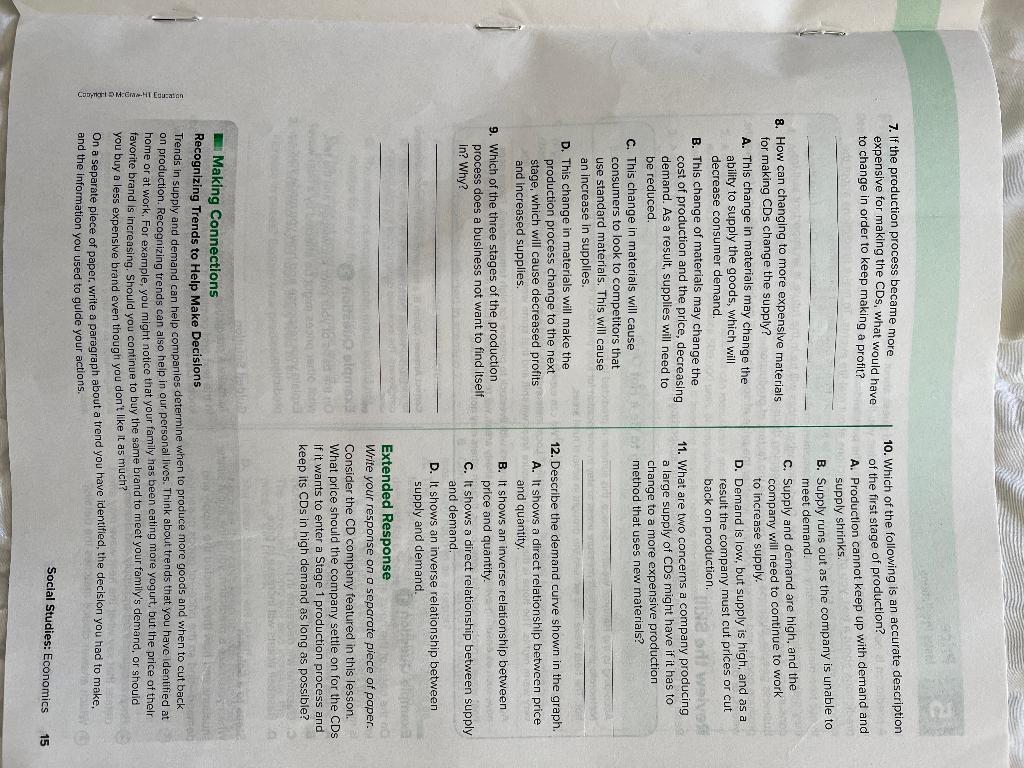 Solved Caymart McGraw-HI Education 96134 restal 7. If the | Chegg.com